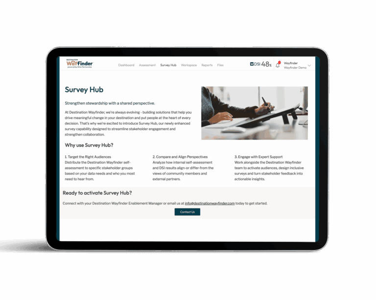 Streamlining Stakeholder Input with Survey Hub | Destination Wayfinder